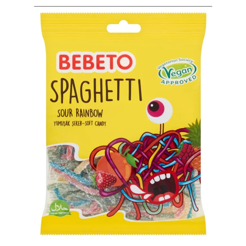 Bebeto J Spaghetti Regenboog 80 g | Rijst, pasta en peulvruchten | Joybuy