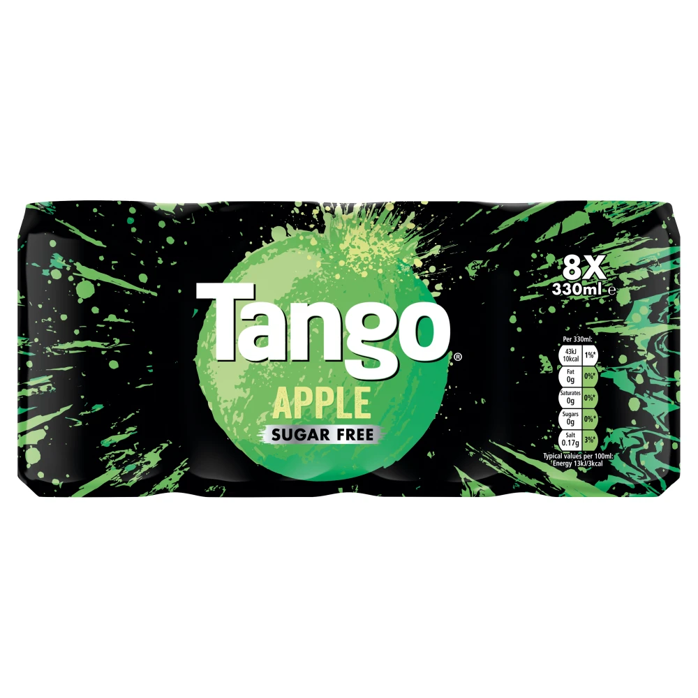 Tango Sugar Free Apple 8 X 330ml | Fizzy Drinks | Joybuy