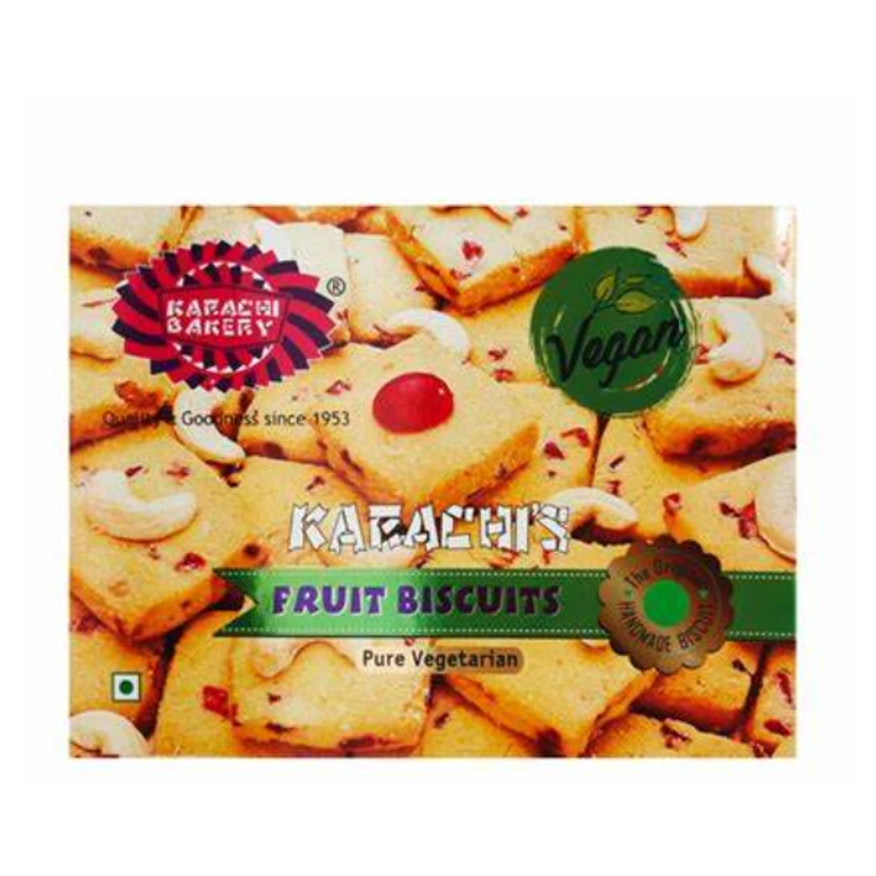 Karachi Bakery Biscuits aux fruits végans - 400 g | Biscuits | Joybuy
