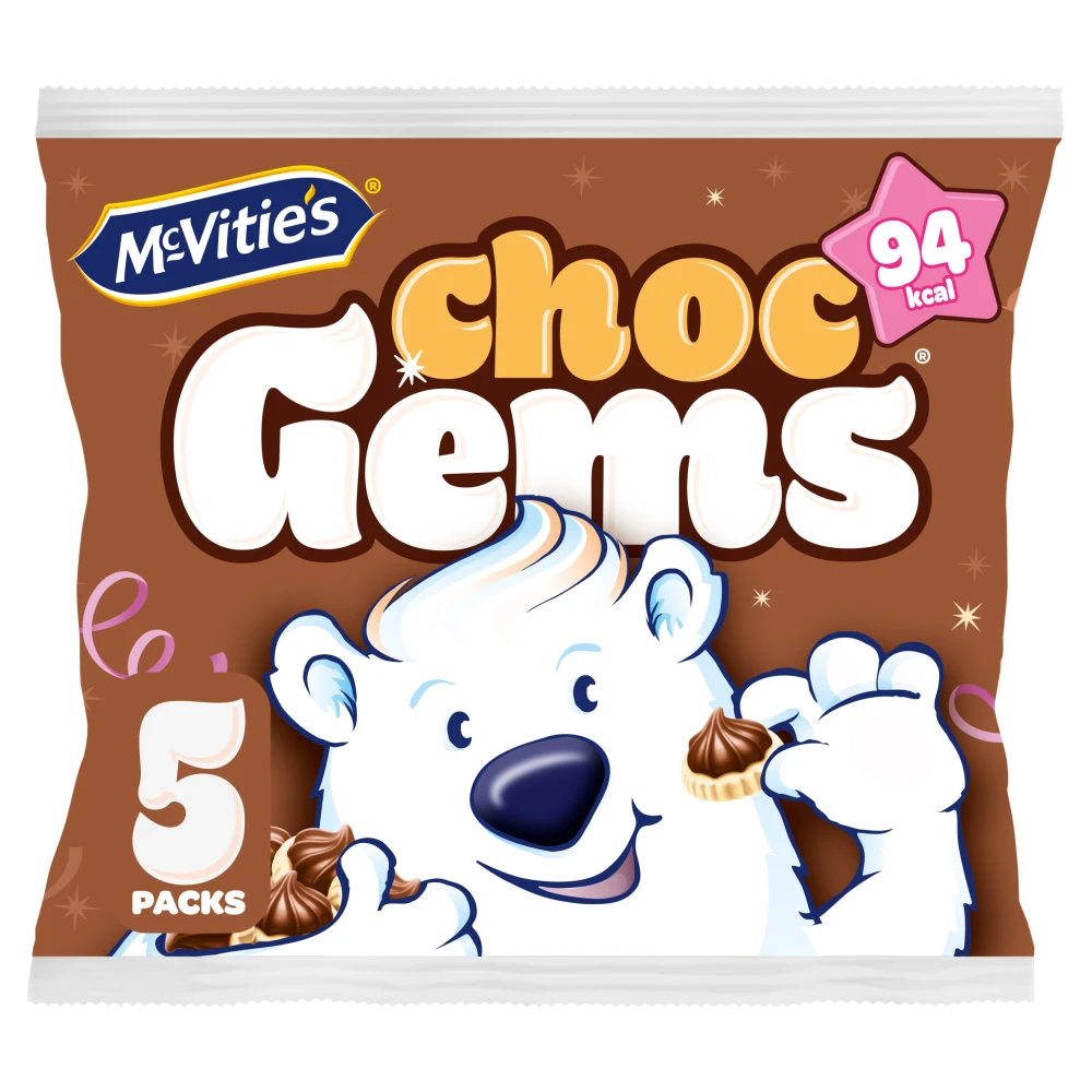 Mcvitie's Choc Gems 5x19g | Cookies | Joybuy