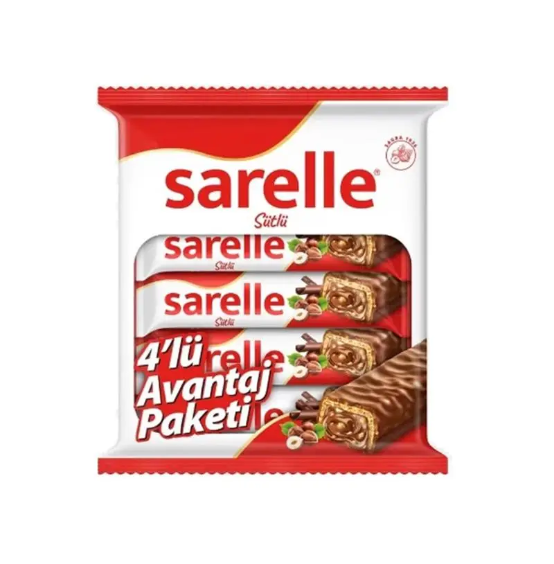 Sarelle Multipack Wafels Melkchocolade 4x33 g (4-pack) | Koekjes | Joybuy