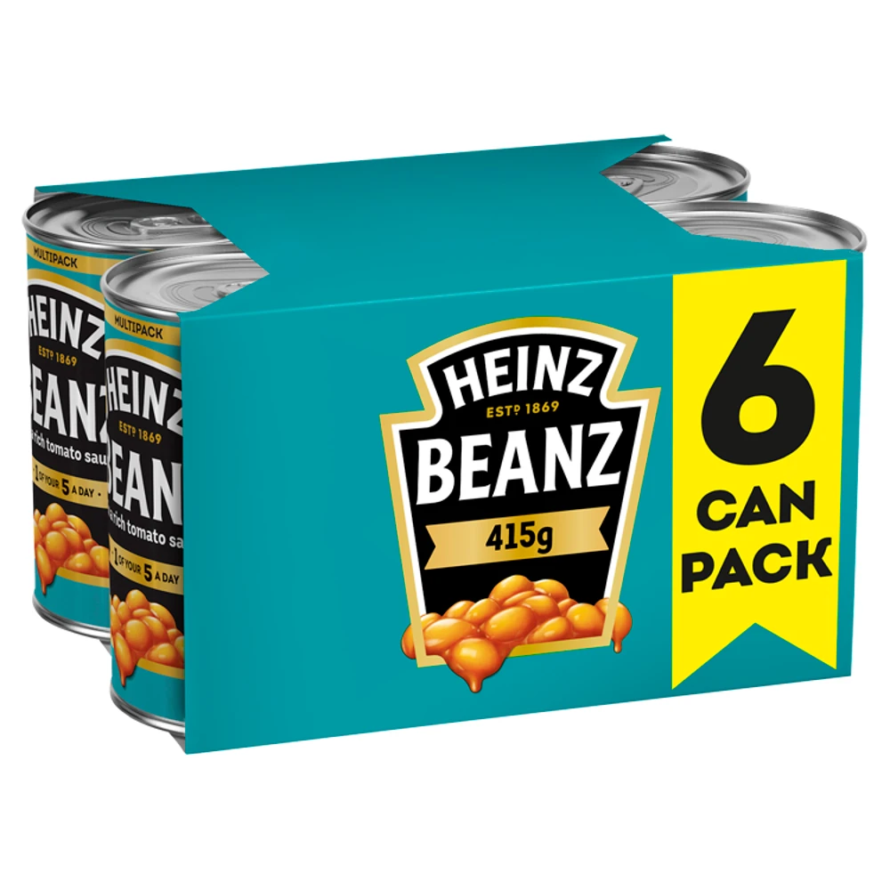 Heinz Beanz 6x415g | Ready To Eat | Joybuy