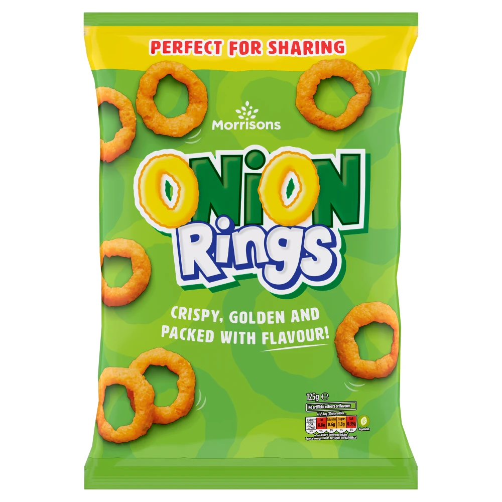 Morrisons Onion Rings 125g | Crisps | Joybuy