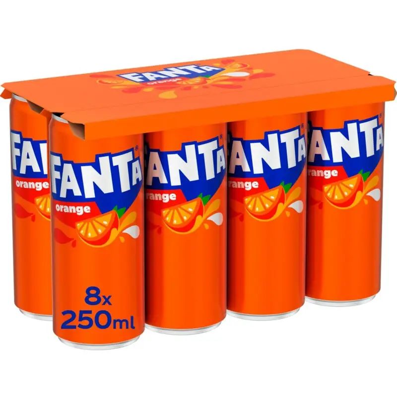 Fanta Orange Frisdrank 8 X 250 Ml | Frisdranken | Joybuy