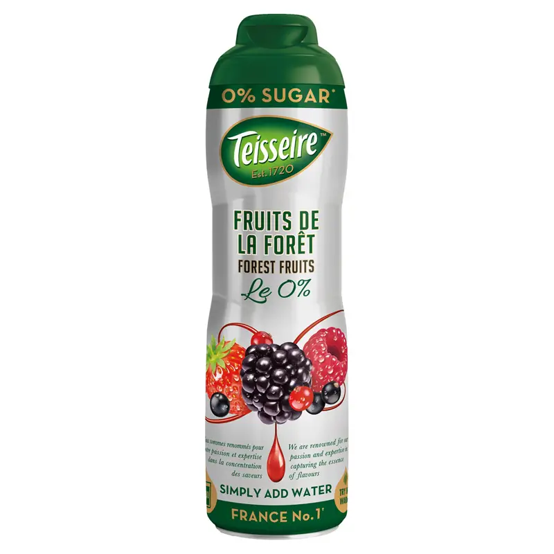 Teisseire Siroop 0% Bosvruchten 600 Ml | Squash & Frisdrank | Joybuy