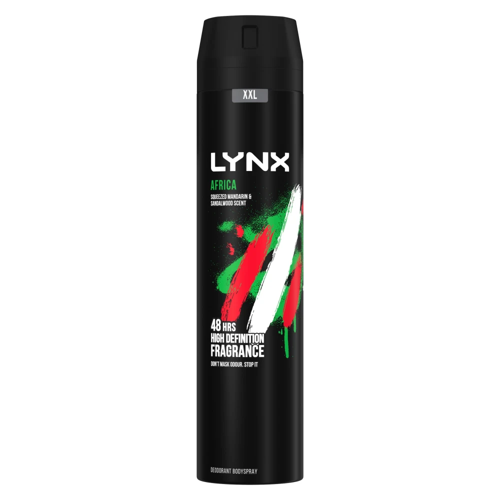 Lynx Aerosol Bodyspray Africa 250ml | Spray And Aerosol | Joybuy
