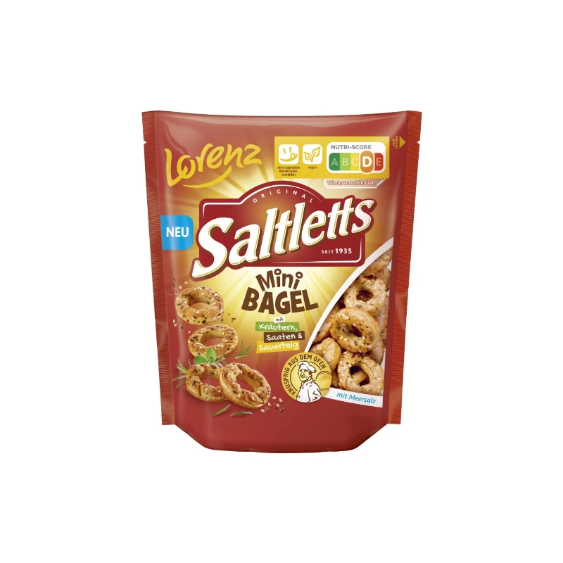 Lorenz Saltletts Mini Bagel 100 g | Cracker & Knäckebrot | Joybuy