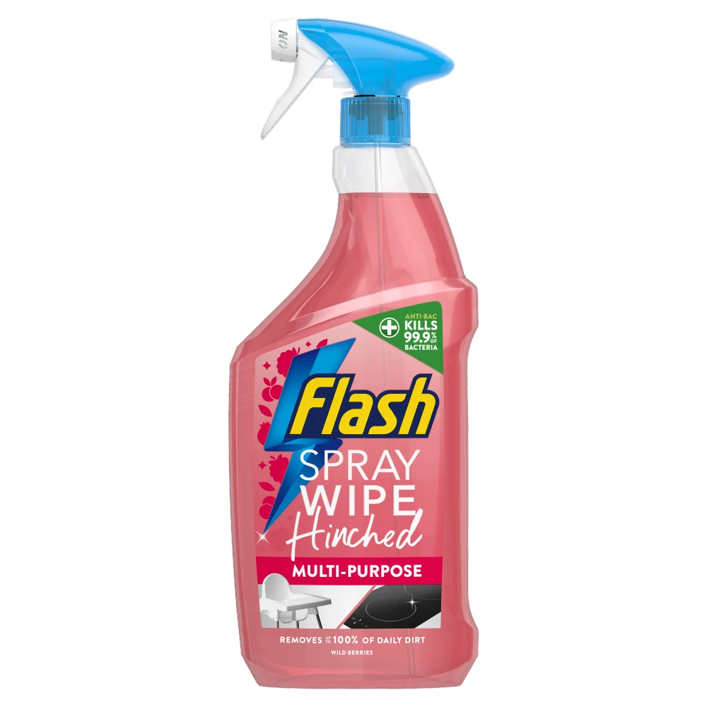 Flash Spray Wipe Hinched Wild Berries Antibacterial Multi Purpose ...