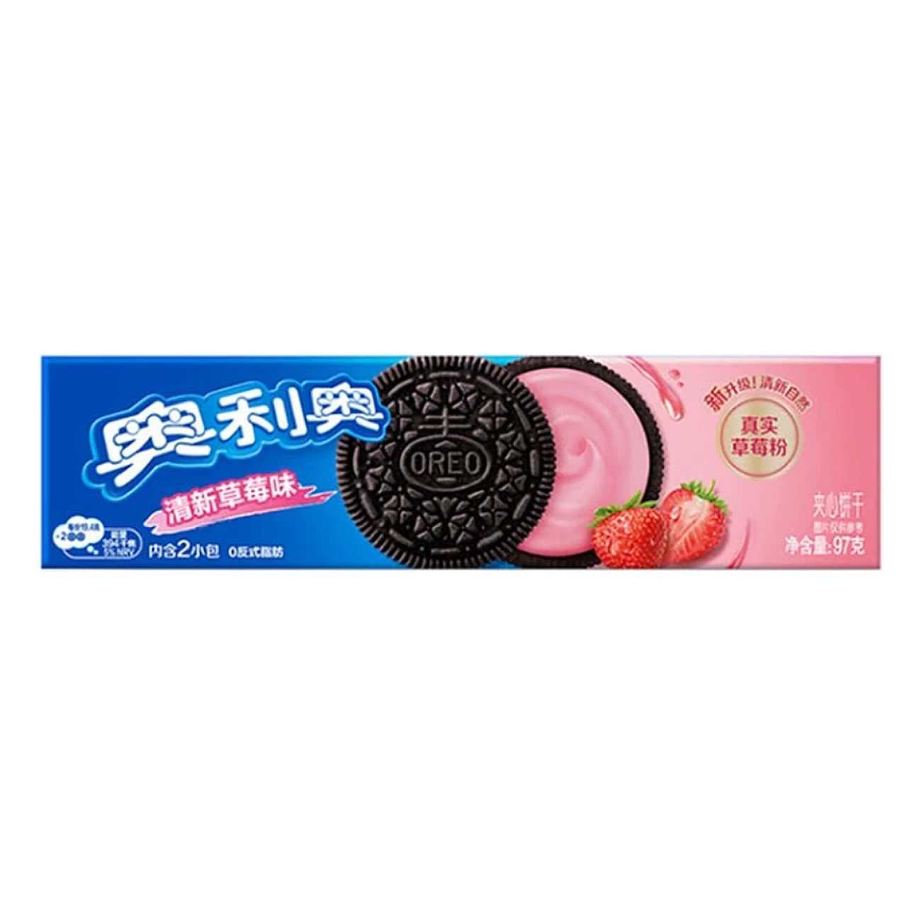 Oreo Sandwich Cookies (strawberry Flavour) 97g 奥利奥夹心饼干清新草莓味97g | Biscuits | Joybuy