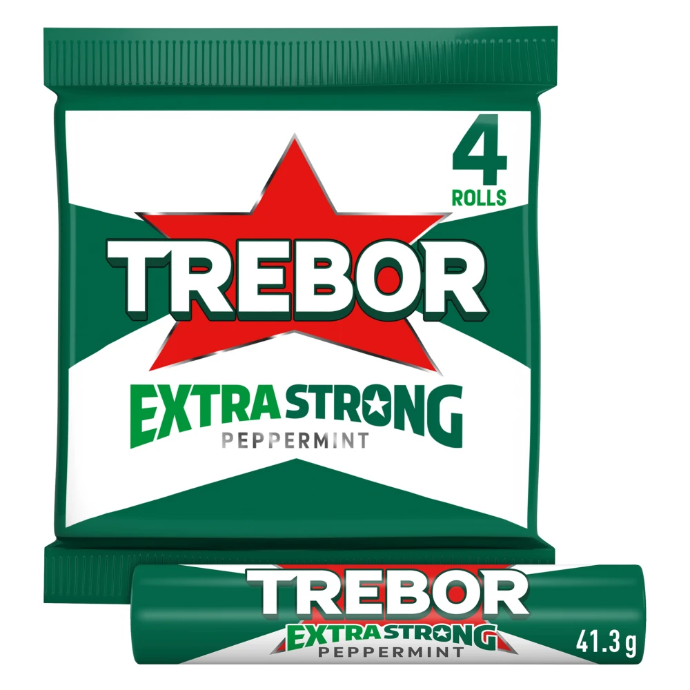 Trebor Extra Strong Mints 4 Pack | Candy | Joybuy