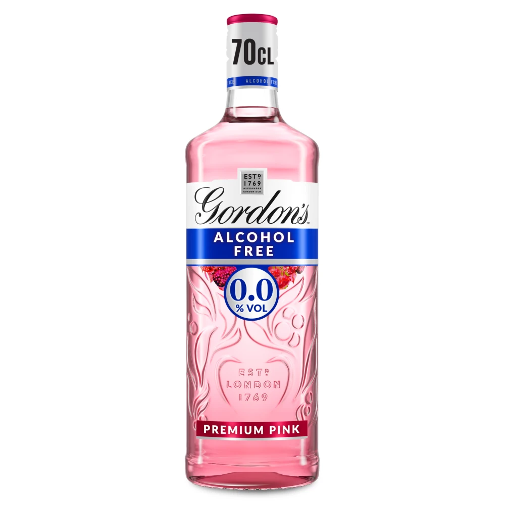 Gordon's Premium Pink Alcohol Free Spirit 0% Vol 70cl Bottle | Other ...