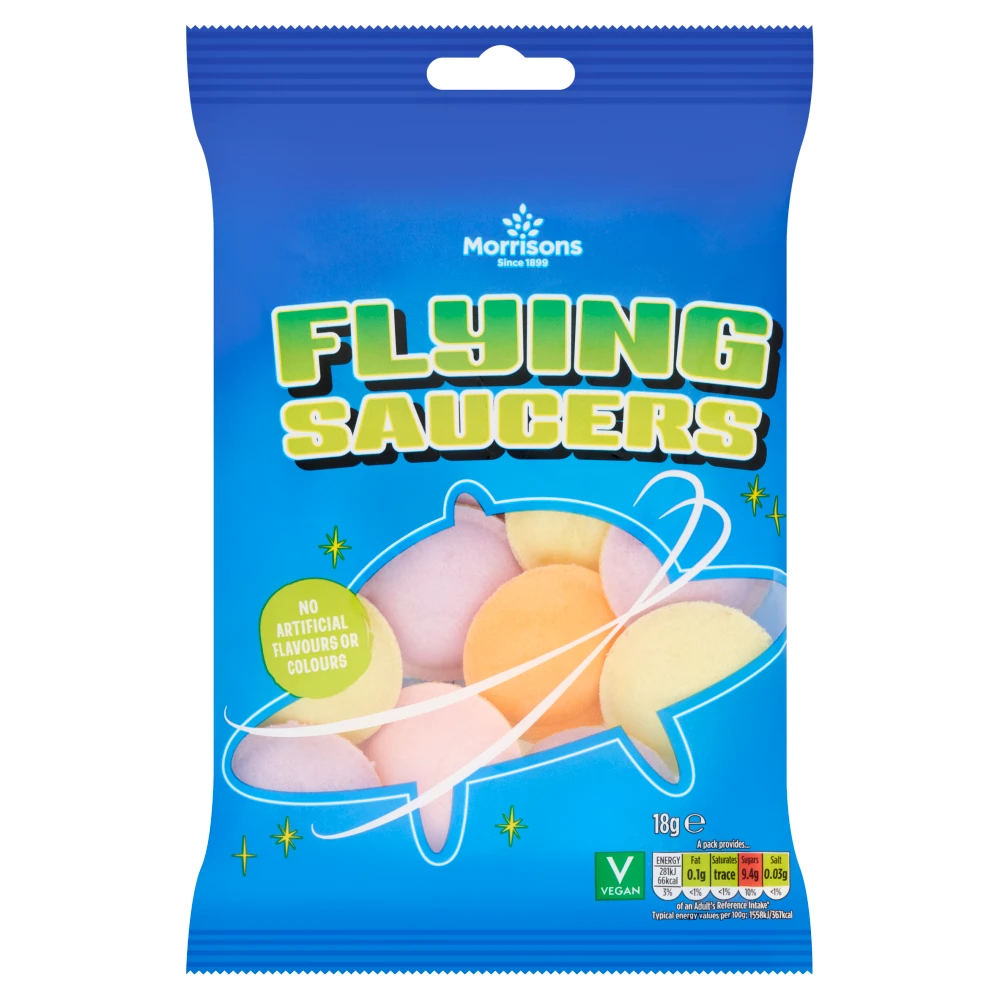 Morrisons Flying Saucers 18g | Sweets | Joybuy