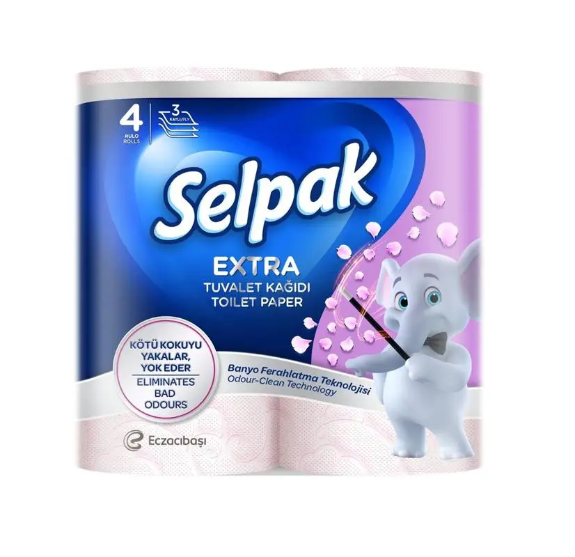 Selpak Papier Toilette Selpak 4 Rouleaux Supplémentaires | Papiers ...