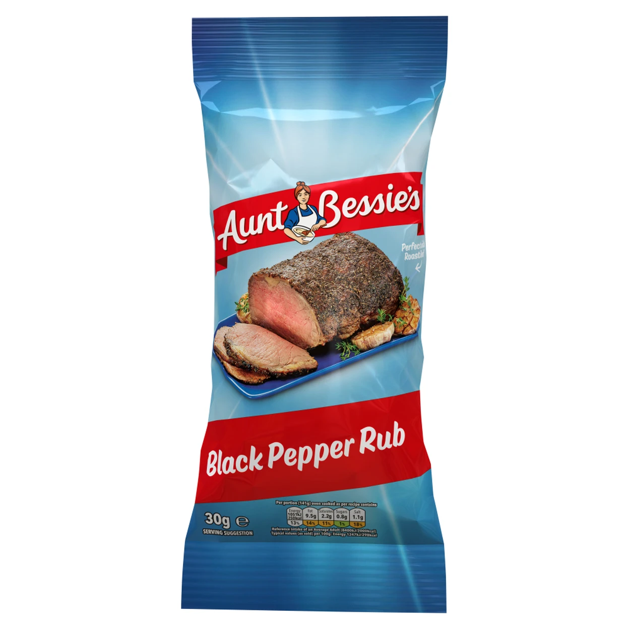 Aunt Bessie's Roast Beef With Spiced Black Pepper Rub 30g | Cooking ...