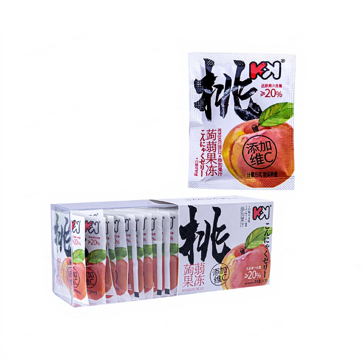 Chaoyouwei Gelée De Konjac (saveur Pêche Blanche Oolong) 360g ...