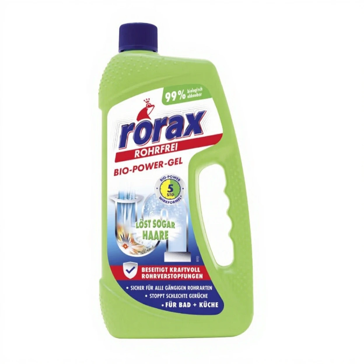Rorax Rohrfrei Bio Power-Gel Abflussreiniger 1 L | Abflussreiniger | Joybuy