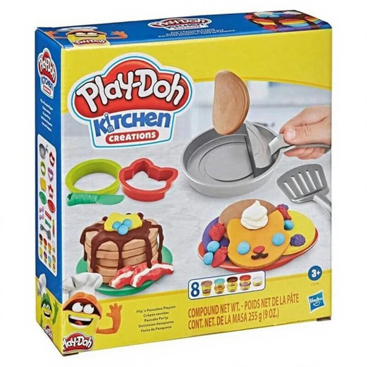 Play-Doh Flip Frühstückspfannkuchen-Spielset 255 g | Knetmasse | Joybuy