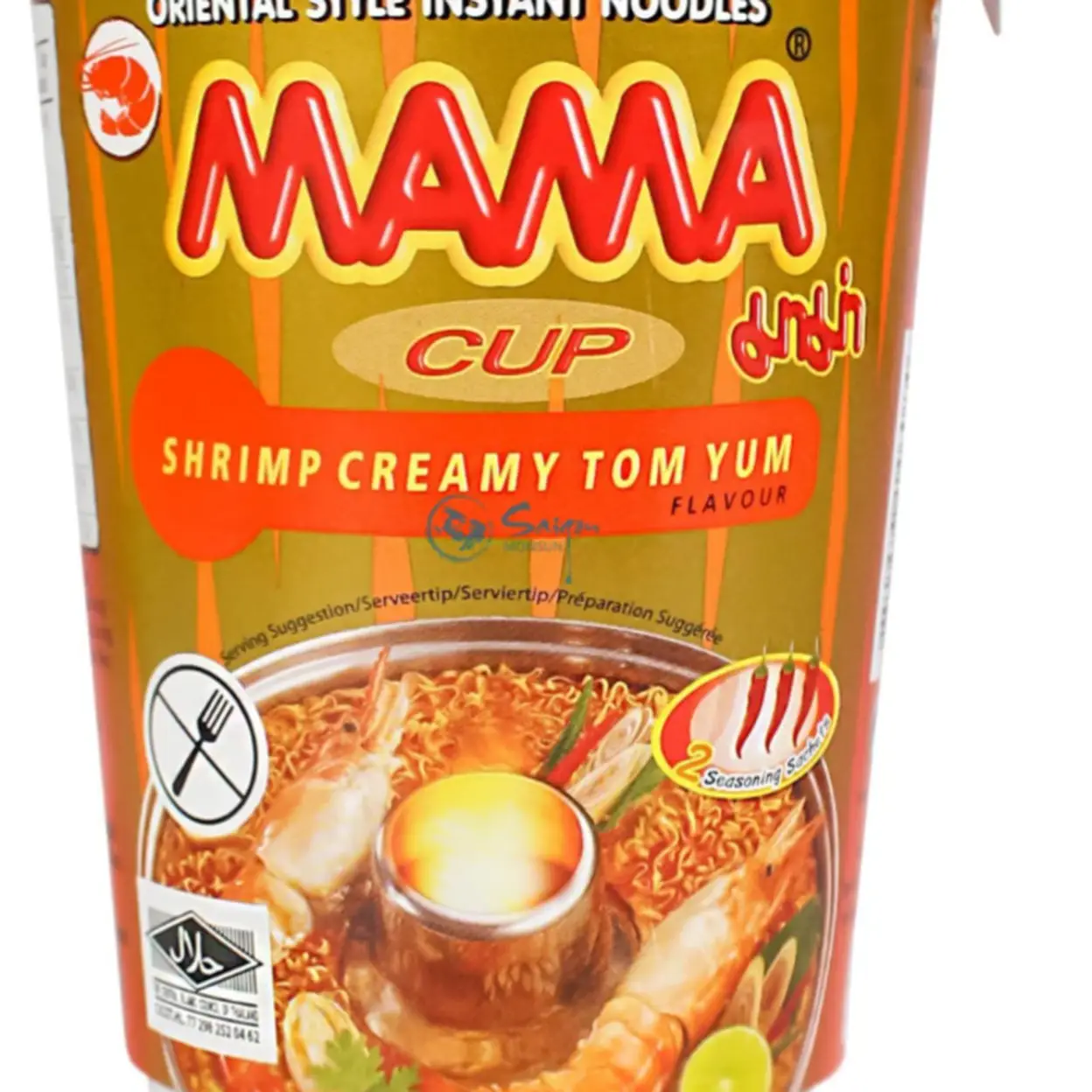 Mama Instant Nudeln Cup, Garnelen Tom Yum, 16x70g, 1 Box | Reis, Pasta ...