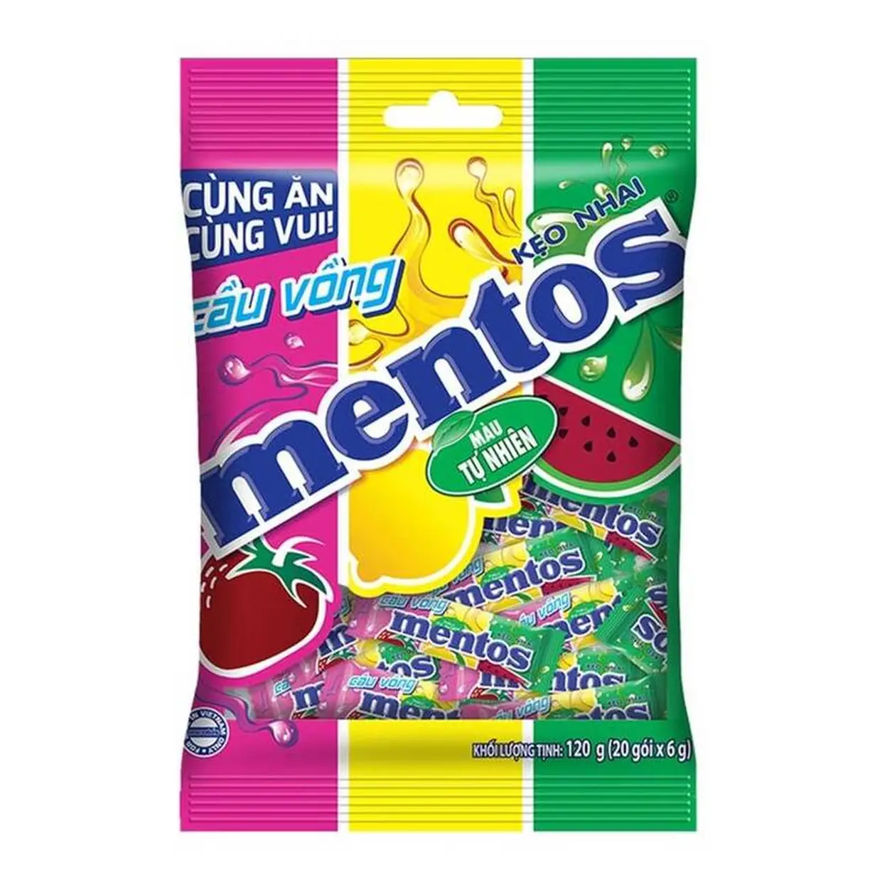 Mentos Mini Rainbow Candy Fruit 120g | Sweets | Joybuy