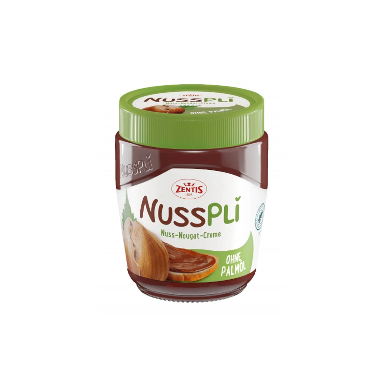 Nusspli Haselnuss-nougat-aufstrich Ohne Palmöl 300 G | Marmeladen ...