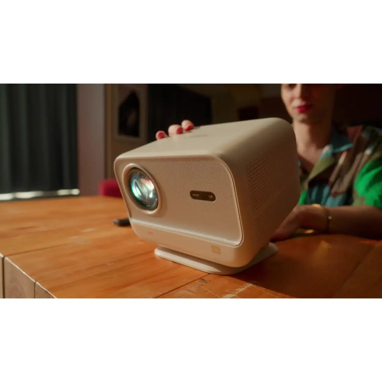 Yaber L2 Plus draagbare projector voor buiten met WiFi 6 en Bluetooth ...