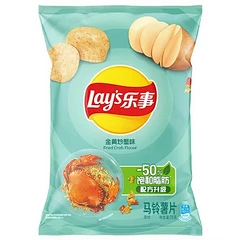 Lay's Potato Chips - Golden Crispy Crab Flavor 70g | Crisps & Dips | Joybuy